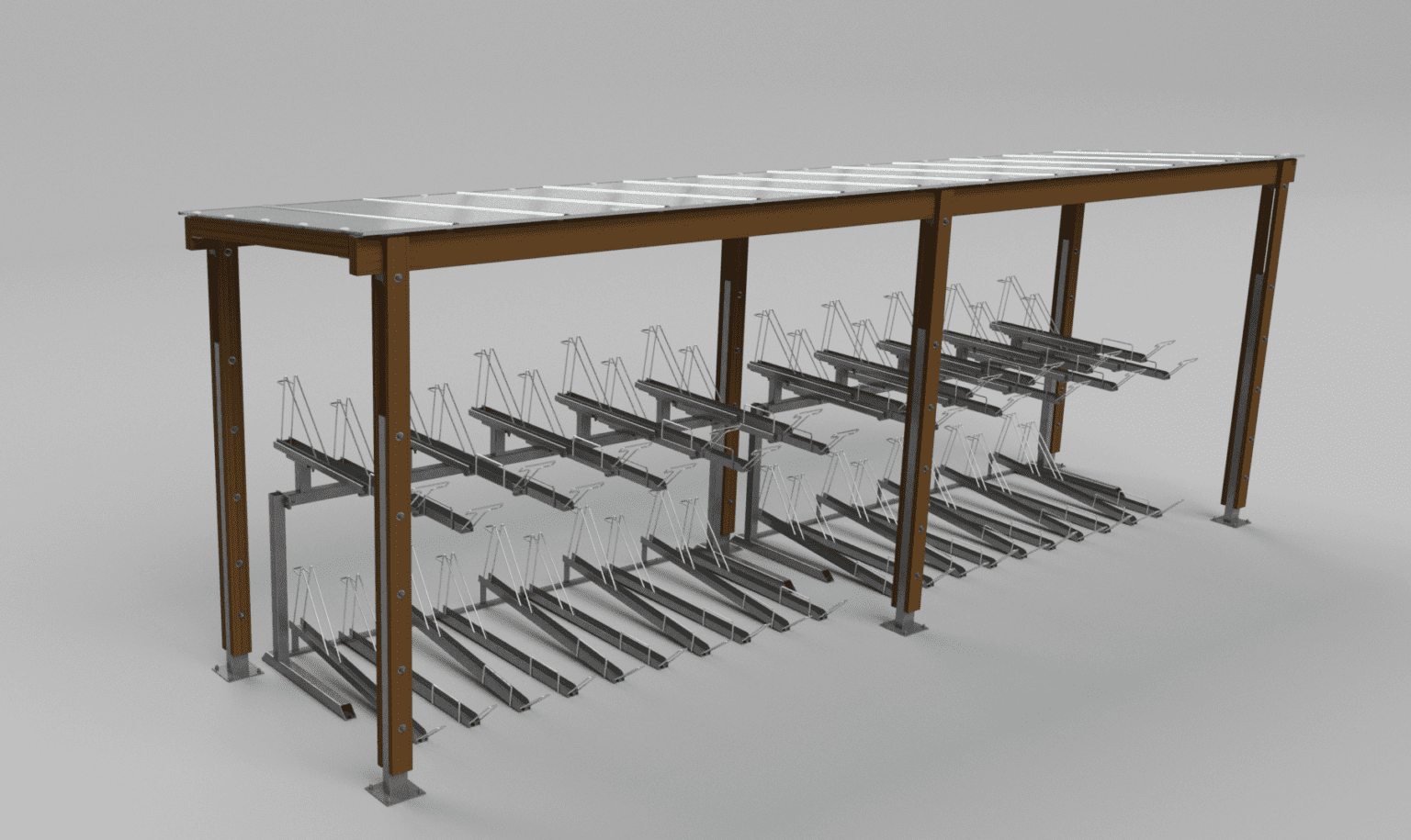 Sheldon Cycle Shelter SCS322 - Langley Design