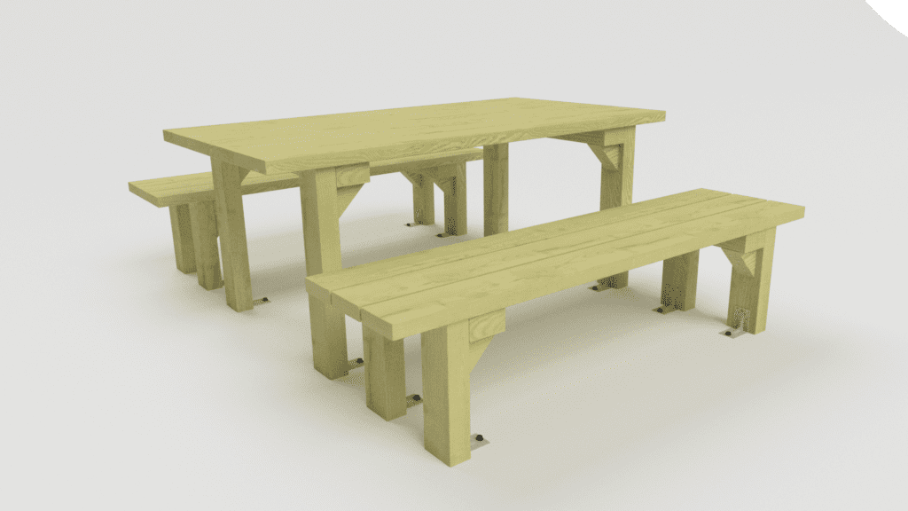 Sheldon Picnic Table SPT313 - Langley Design